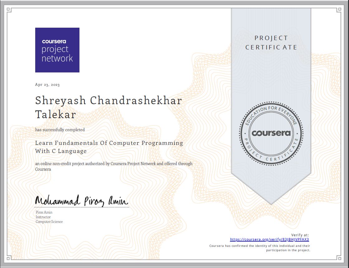 Shreyash Talekar on LinkedIn: #programming Shreyash Talekar on LinkedIn: #programming