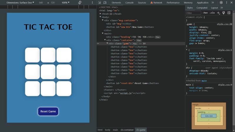 Pranav Dhekane on LinkedIn: #tictactoe #html #css #js #gameon Pranav Dhekane on LinkedIn: #tictactoe #html #css #js #gameon