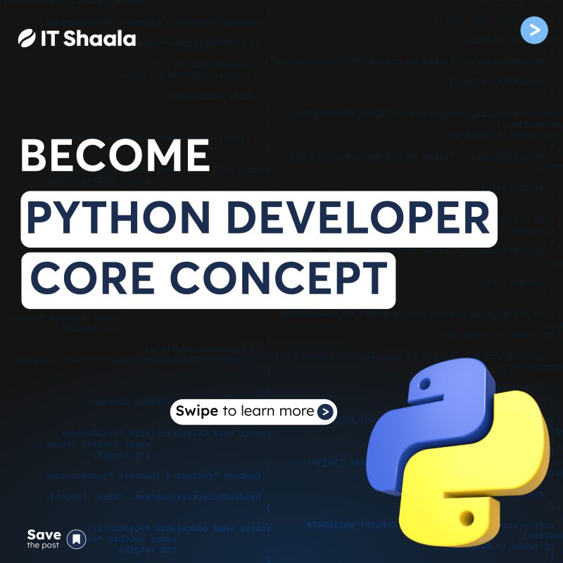IT Shaala on LinkedIn: #python #coding #developer #learntocode # ... IT Shaala on LinkedIn: #python #coding #developer #learntocode # ...