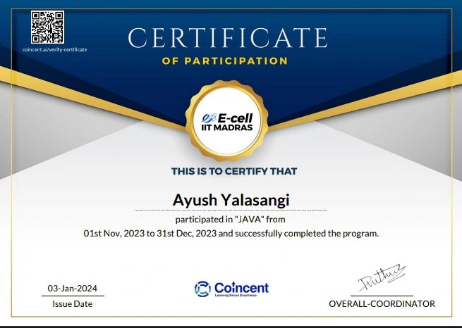 Ayush Yalasangi on LinkedIn: #java #programming #softwaredevelopment # ... Ayush Yalasangi on LinkedIn: #java #programming #softwaredevelopment # ...