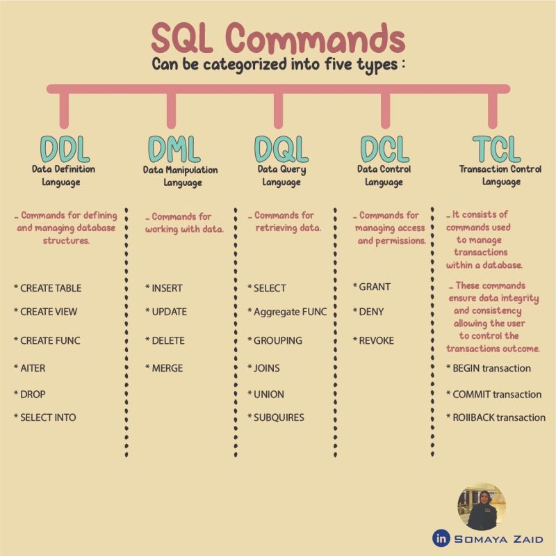 Somaya Zaid on LinkedIn: #sql #sqlcommands #databasemanagement #techskills Somaya Zaid on LinkedIn: #sql #sqlcommands #databasemanagement #techskills
