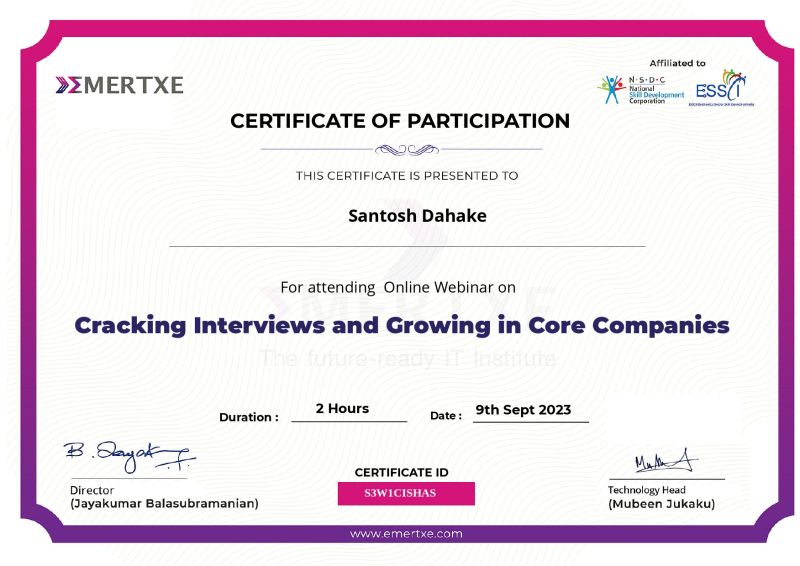 santosh dahake on LinkedIn: #connections #emertxe #emertxe #workshop # ... santosh dahake on LinkedIn: #connections #emertxe #emertxe #workshop # ...
