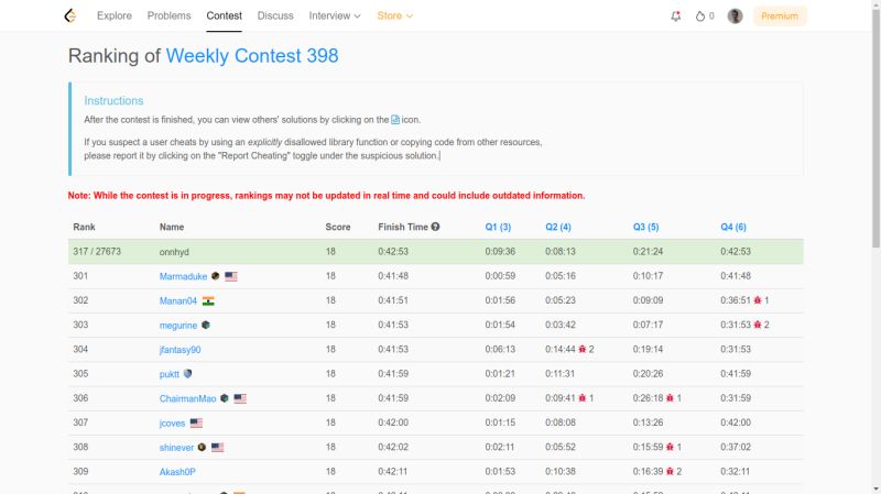 Dhananjoy Dey on LinkedIn: Small update : Today I solved all 4 problems ... Dhananjoy Dey on LinkedIn: Small update : Today I solved all 4 problems ...