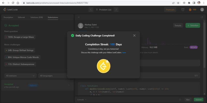 Akshay Saini on LinkedIn: #leetcode #problemsolving #coding Akshay Saini on LinkedIn: #leetcode #problemsolving #coding