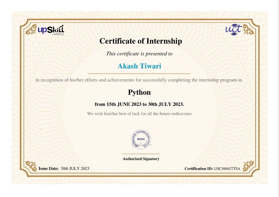 Akash Tiwari on LinkedIn: #pythonprogramming #upskilling Akash Tiwari on LinkedIn: #pythonprogramming #upskilling