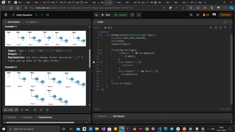 Akshat kumar on LinkedIn: Todays Leetcode Question:- 1598. Crawler Log ... Akshat kumar on LinkedIn: Todays Leetcode Question:- 1598. Crawler Log ...