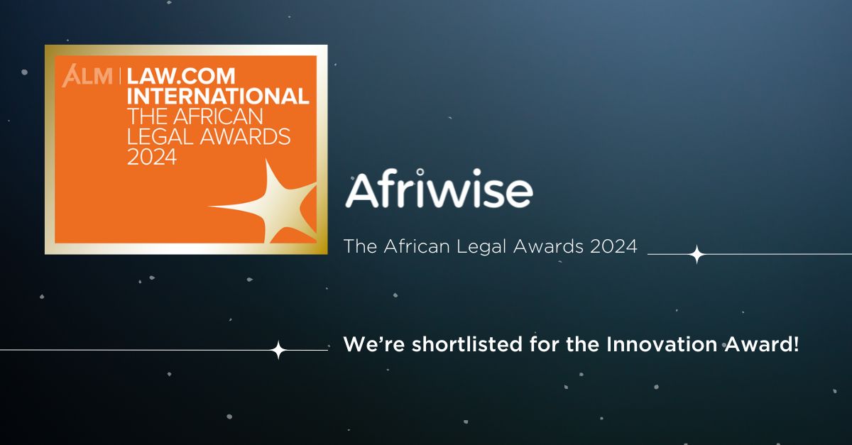 Afriwise on LinkedIn: #africanlegalawards #innovation #legaltech #ai # ... Afriwise on LinkedIn: #africanlegalawards #innovation #legaltech #ai # ...