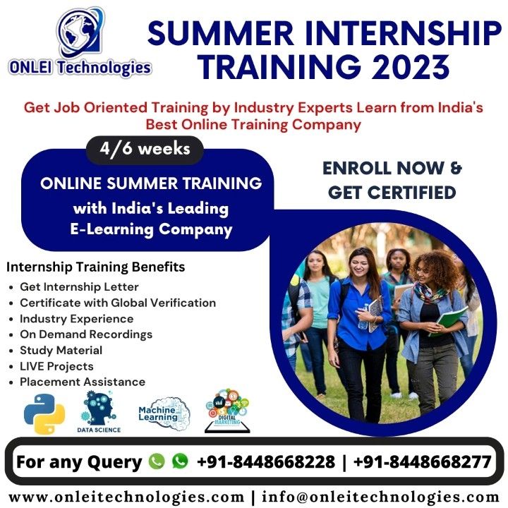 ONLEI Technologies on LinkedIn: #summertraining #onleitechnologies # ... ONLEI Technologies on LinkedIn: #summertraining #onleitechnologies # ...
