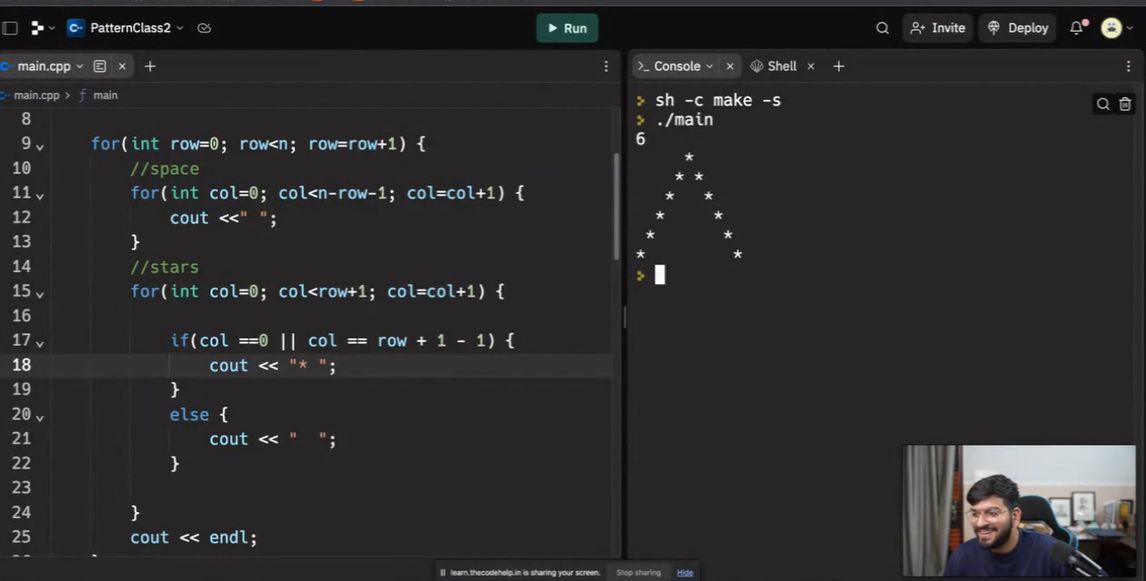 kushal kumar on LinkedIn: #codehelp #patterns kushal kumar on LinkedIn: #codehelp #patterns