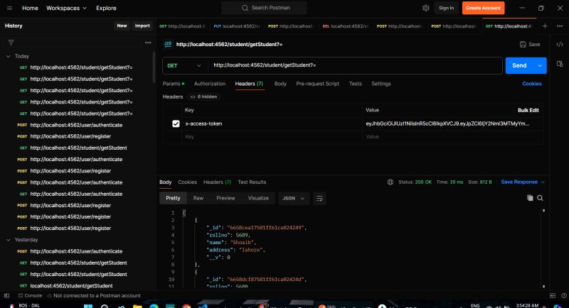 Shoaib Ahsan on LinkedIn: #nodejs #express #mongodb #mongoose #jwt # ... Shoaib Ahsan on LinkedIn: #nodejs #express #mongodb #mongoose #jwt # ...