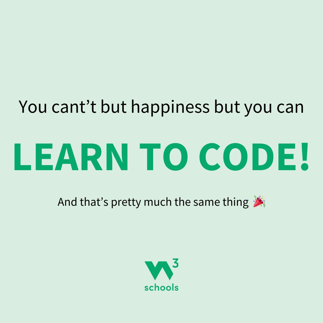 W3Schools.com on LinkedIn: #coding #code #w3schools #tech #technology # ... W3Schools.com on LinkedIn: #coding #code #w3schools #tech #technology # ...