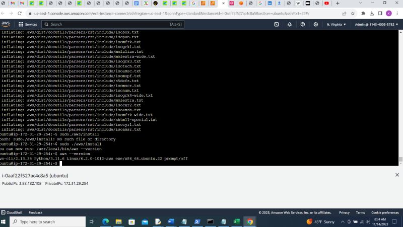Egbe Akum on LinkedIn: Installing aws cli on ubuntu EC2 instance. Egbe Akum on LinkedIn: Installing aws cli on ubuntu EC2 instance.