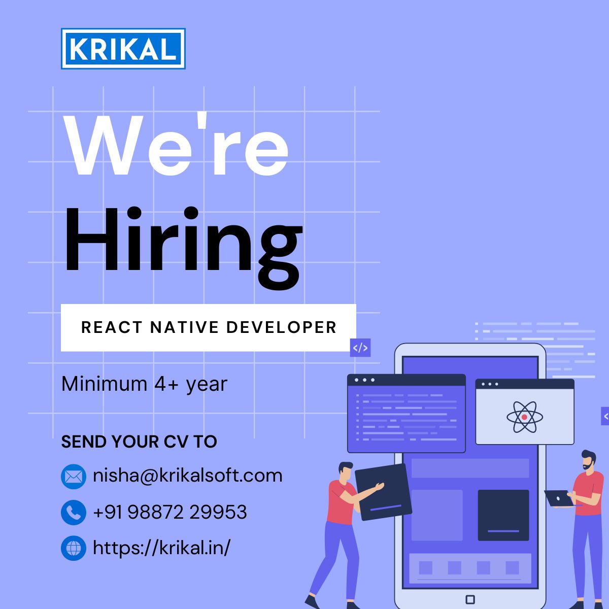 Krikal Soft on LinkedIn: #react #reactnative #reactjs #reactnative # ... Krikal Soft on LinkedIn: #react #reactnative #reactjs #reactnative # ...