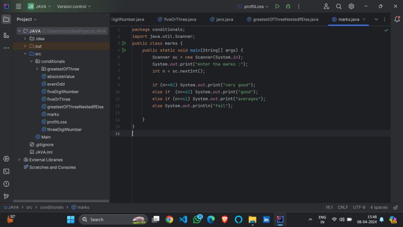 Nitish Kumar on LinkedIn: Day-3 java Nitish Kumar on LinkedIn: Day-3 java