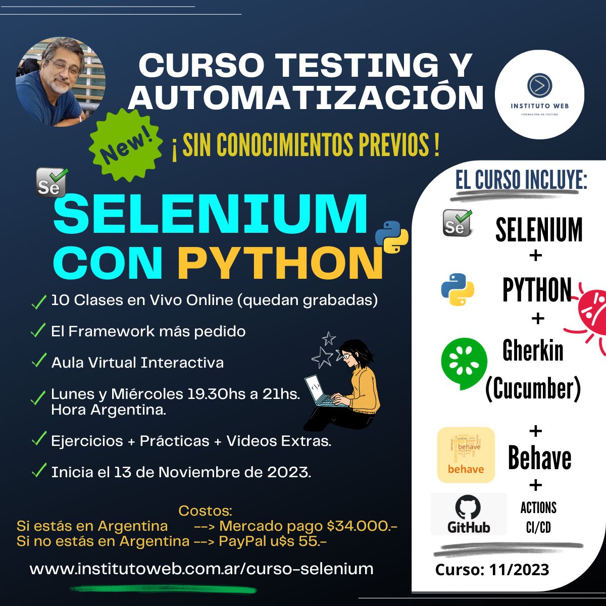 Instituto Web en LinkedIn: #qaautomation #qatester #qa #testers # ... Instituto Web en LinkedIn: #qaautomation #qatester #qa #testers # ...