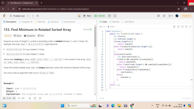 Nandini S. on LinkedIn: #100daysofleetcode #dsawithedslash #java # ... Nandini S. on LinkedIn: #100daysofleetcode #dsawithedslash #java # ...