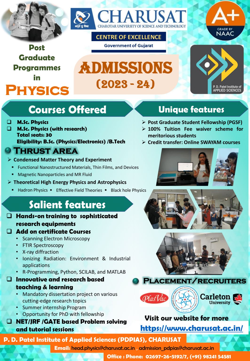 CK Sumesh on LinkedIn: Admission is open for MSc Physics and MSc ... CK Sumesh on LinkedIn: Admission is open for MSc Physics and MSc ...