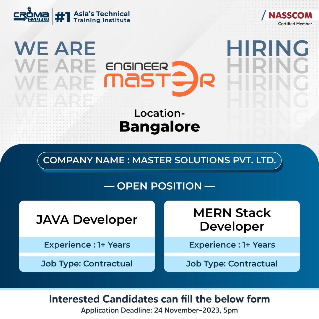 Croma Campus Pvt. Ltd. on LinkedIn: #mern #javascript #nodejs # ... Croma Campus Pvt. Ltd. on LinkedIn: #mern #javascript #nodejs # ...