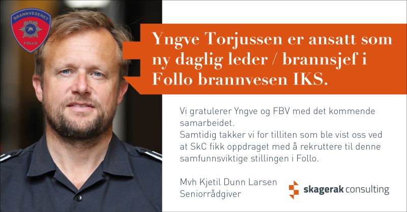 Skagerak Consulting på LinkedIn: FOLLO BRANNVESEN IKS har ansatt Yngve ... Skagerak Consulting på LinkedIn: FOLLO BRANNVESEN IKS har ansatt Yngve ...
