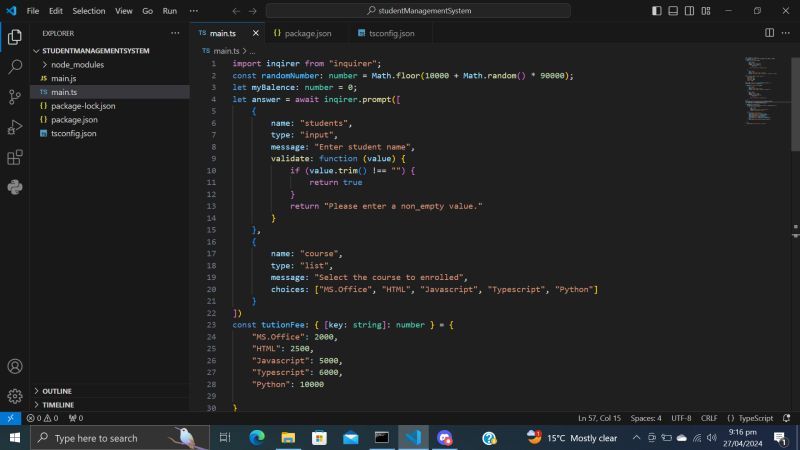 Sidra Raza on LinkedIn: #typescript #coding #commandlinecalculator # ... Sidra Raza on LinkedIn: #typescript #coding #commandlinecalculator # ...
