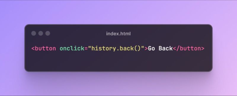 Reham Al khamiasi on LinkedIn: JavaScript Tip💡 You can use the history ... Reham Al khamiasi on LinkedIn: JavaScript Tip💡 You can use the history ...