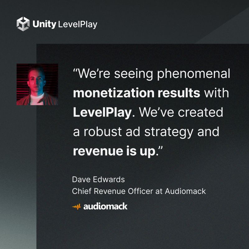 Unity Grow on LinkedIn: Audiomack made the move to Unity LevelPlay and ... Unity Grow on LinkedIn: Audiomack made the move to Unity LevelPlay and ...