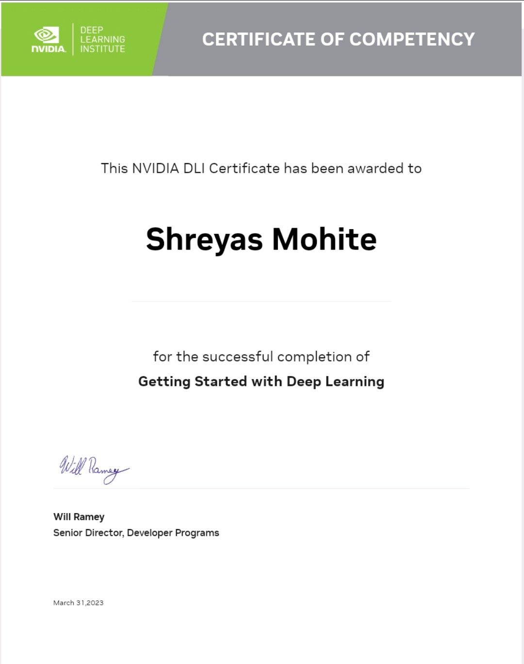 Shreyas Mohite on LinkedIn: #deeplearning #nvidia #artificialintelligence Shreyas Mohite on LinkedIn: #deeplearning #nvidia #artificialintelligence