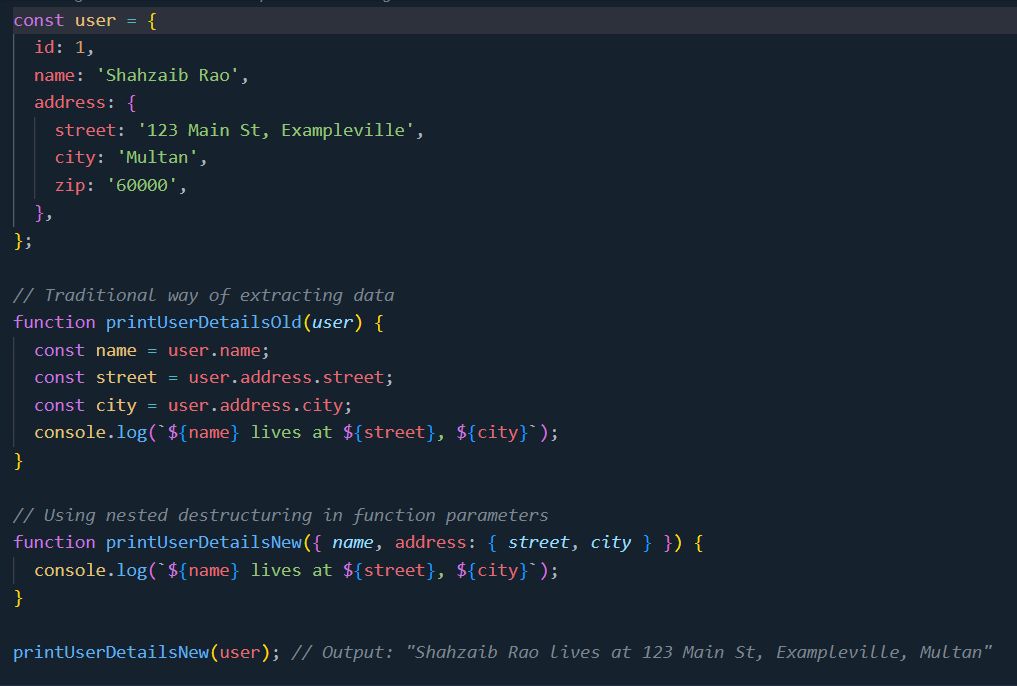 Shahzaib Rao on LinkedIn: #javascript #programming #destructuring # ... Shahzaib Rao on LinkedIn: #javascript #programming #destructuring # ...