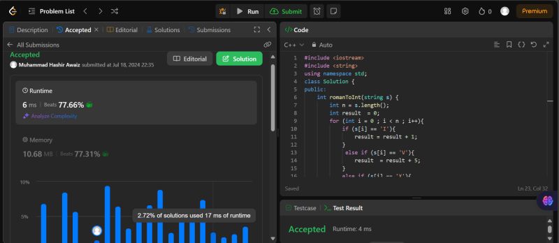 Muhammad Hashir Awaiz on LinkedIn: #100daysofproblemsolving #coding # ... Muhammad Hashir Awaiz on LinkedIn: #100daysofproblemsolving #coding # ...