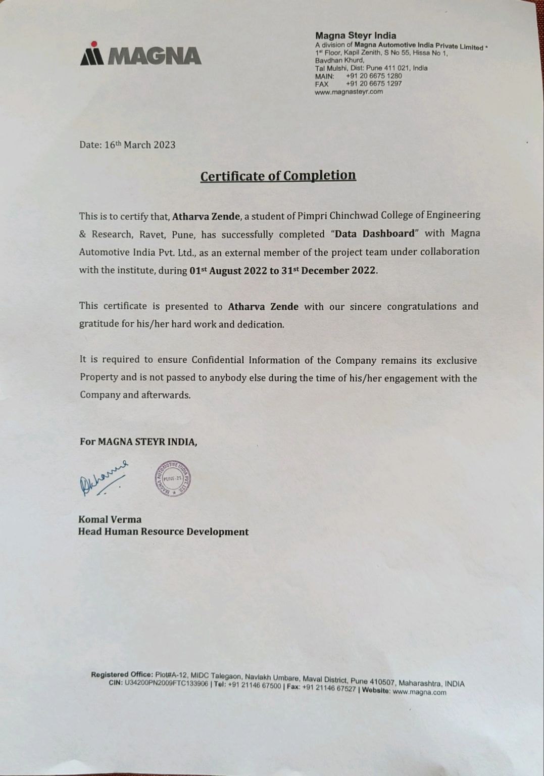 Atharva Zende on LinkedIn: Completed and earned a certificate of ... Atharva Zende on LinkedIn: Completed and earned a certificate of ...