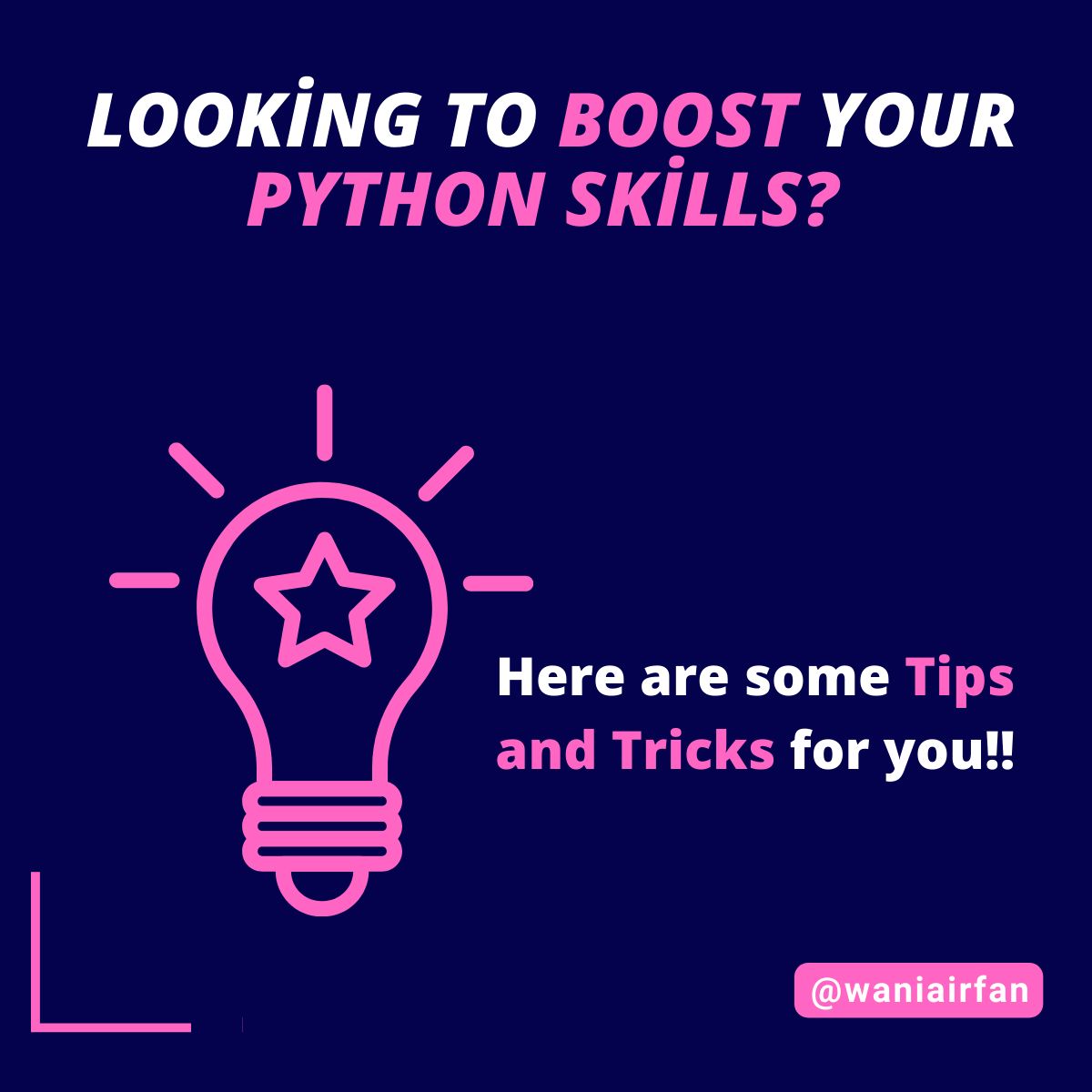 Wania Irfan on LinkedIn: #python #pythontips #coding #programming # ... Wania Irfan on LinkedIn: #python #pythontips #coding #programming # ...