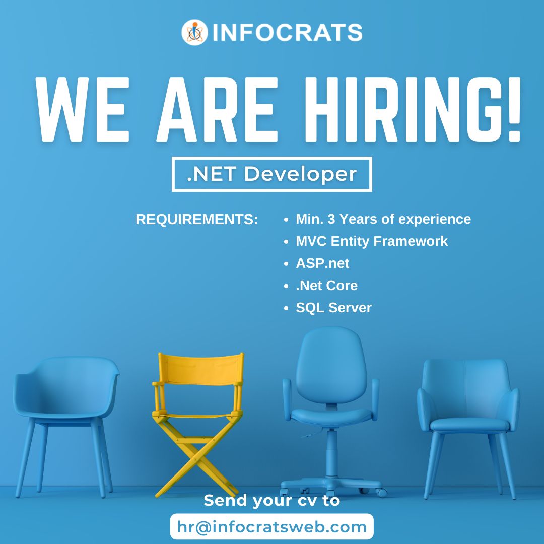 INFOCRATS Web Solutions on LinkedIn: #hiringatinfocratsweb # ... INFOCRATS Web Solutions on LinkedIn: #hiringatinfocratsweb # ...