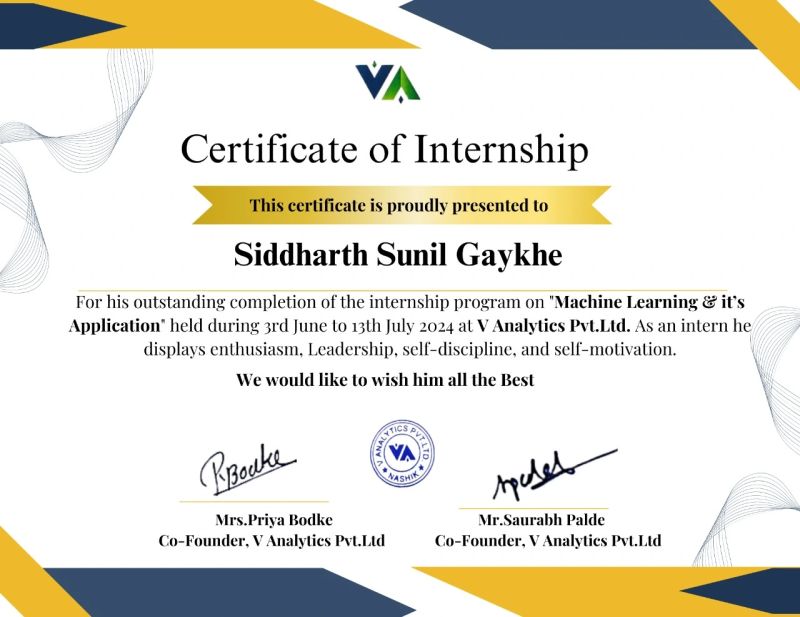 Siddharth Gaykhe on LinkedIn: #internship #machinelearning # ... Siddharth Gaykhe on LinkedIn: #internship #machinelearning # ...