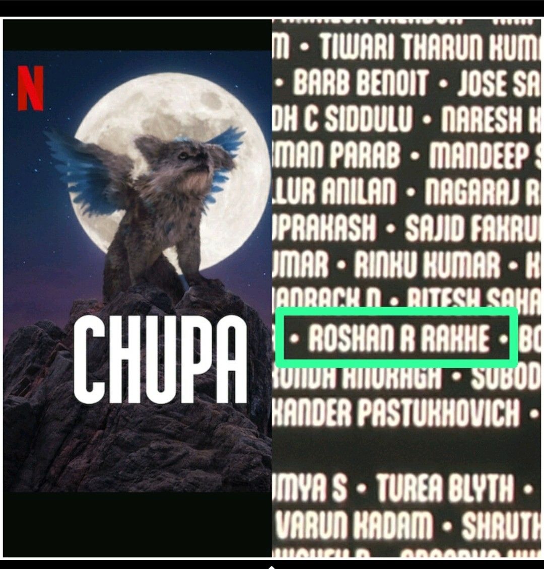Roshan Rakhe Jain on LinkedIn: One more credit in Netflix movie CHUPA Roshan Rakhe Jain on LinkedIn: One more credit in Netflix movie CHUPA