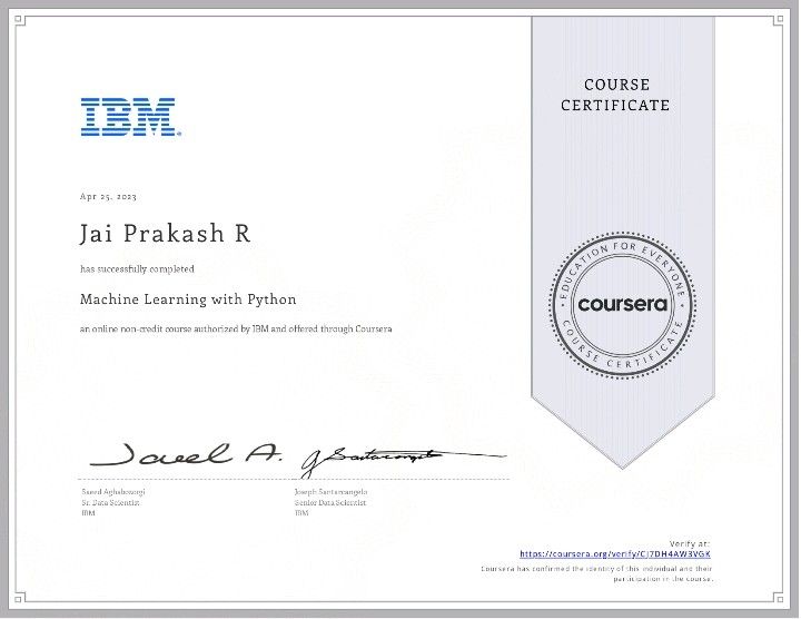Jai Prakash Ramesh on LinkedIn: #machinelearning # ... Jai Prakash Ramesh on LinkedIn: #machinelearning # ...