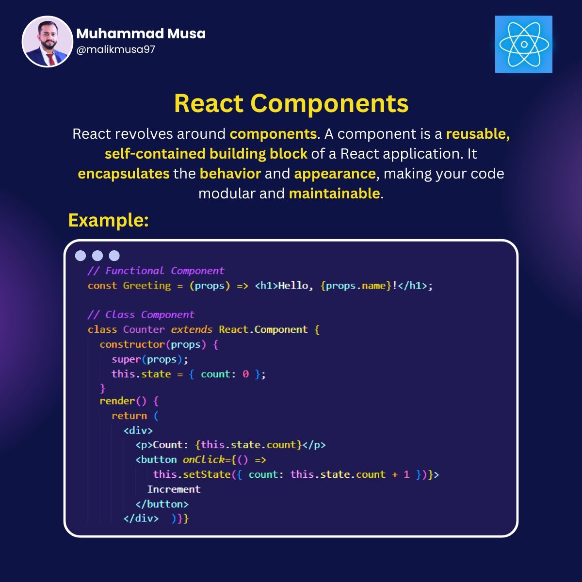 Muhammad Musa Khan on LinkedIn: #reactjs #nodejs #javascript # ... Muhammad Musa Khan on LinkedIn: #reactjs #nodejs #javascript # ...