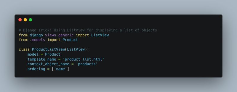 Sriram Raavi on LinkedIn: Day 26/60:This Django code demonstrates the ... Sriram Raavi on LinkedIn: Day 26/60:This Django code demonstrates the ...