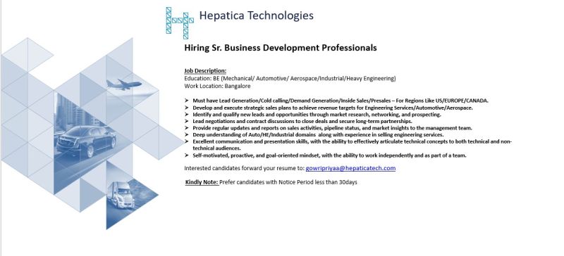 Gowri Balaji on LinkedIn: #hiring #lead #cold #new Gowri Balaji on LinkedIn: #hiring #lead #cold #new
