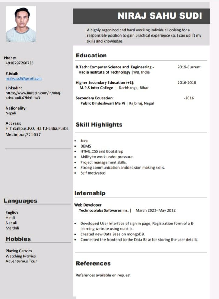 VISHAL KUMAR on LinkedIn: #java #dbms #html #css #bootstrap #mongodb # ... VISHAL KUMAR on LinkedIn: #java #dbms #html #css #bootstrap #mongodb # ...