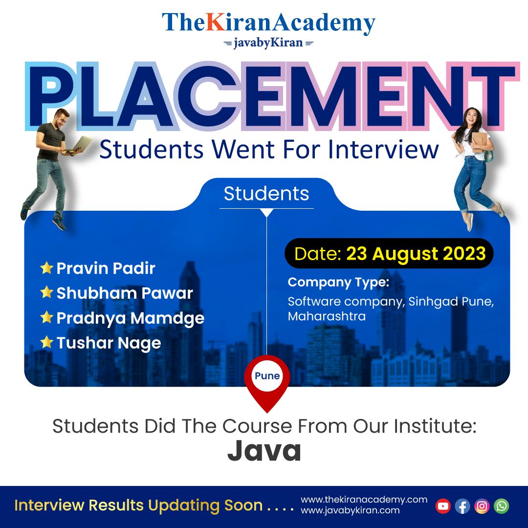 The Kiran Academy - Java By Kiran on LinkedIn: #softwaredeveloper # ... The Kiran Academy - Java By Kiran on LinkedIn: #softwaredeveloper # ...