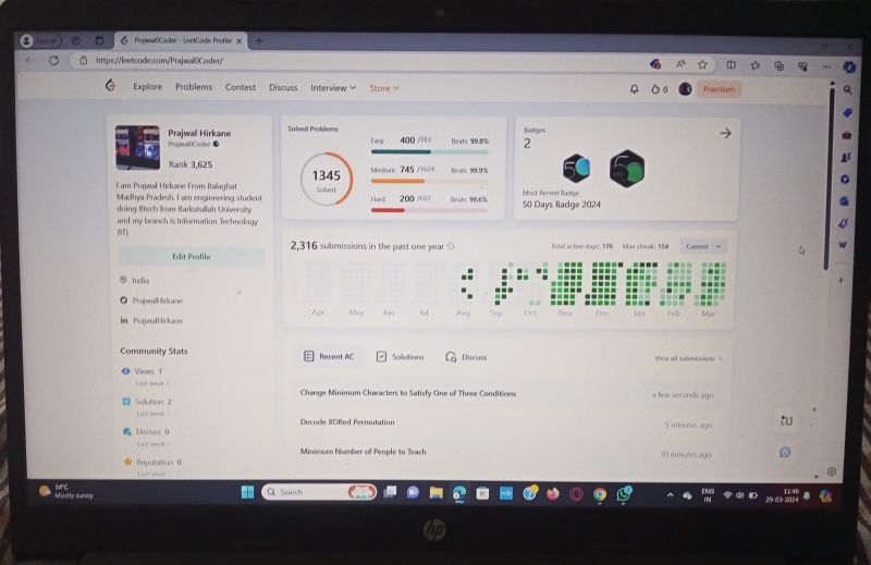 Prajwal Hirkane on LinkedIn: #365daychallenge #leetcode #dailycoding # ... Prajwal Hirkane on LinkedIn: #365daychallenge #leetcode #dailycoding # ...
