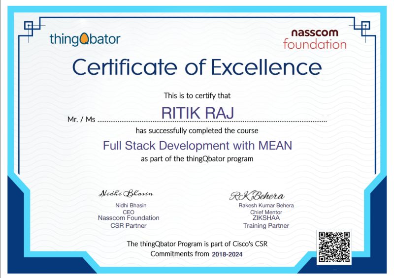 RITIK RAJ on LinkedIn: #fullstack RITIK RAJ on LinkedIn: #fullstack