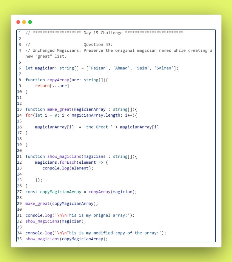 Fariha Fatima on LinkedIn: #typescript #100daysofcode #day15 #coding # ... Fariha Fatima on LinkedIn: #typescript #100daysofcode #day15 #coding # ...