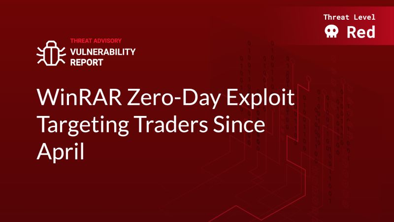 Jason Wells on LinkedIn: WinRAR Zero-Day Exploit Targeting Traders ... Jason Wells on LinkedIn: WinRAR Zero-Day Exploit Targeting Traders ...