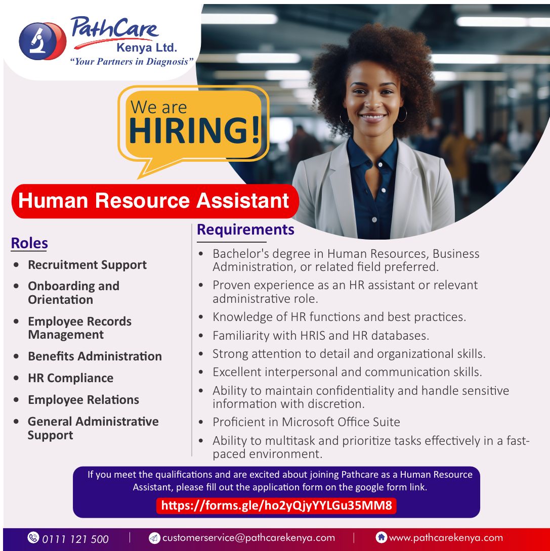 PathCare Laboratory KE on LinkedIn: #hiring PathCare Laboratory KE on LinkedIn: #hiring