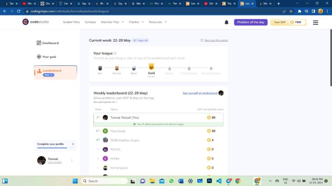 Tawsia Rasool on LinkedIn: #coding #share #experience #codingninjas # ... Tawsia Rasool on LinkedIn: #coding #share #experience #codingninjas # ...
