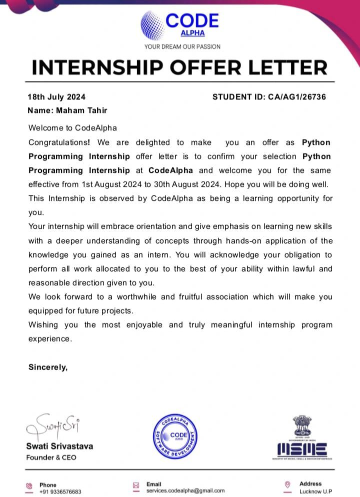 Maham Tahir on LinkedIn: #new #role #python #programming #intern # ... Maham Tahir on LinkedIn: #new #role #python #programming #intern # ...
