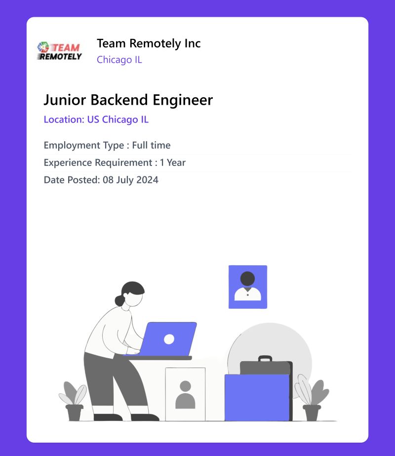 Job Zapper on LinkedIn: #backend #softwaredevelopment #remote # ... Job Zapper on LinkedIn: #backend #softwaredevelopment #remote # ...