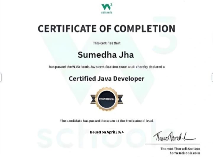Sumedha Jha on LinkedIn: #java #programming #learning Sumedha Jha on LinkedIn: #java #programming #learning