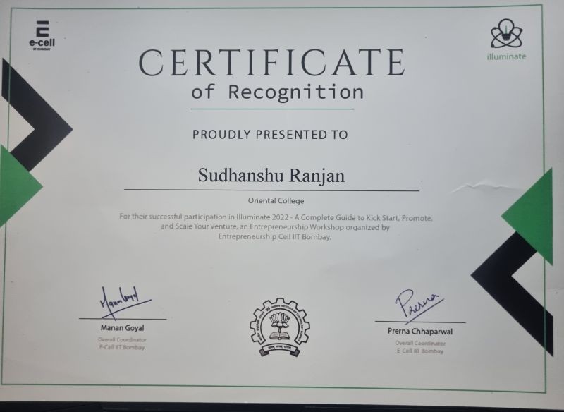 Sudhanshu Ranjan on LinkedIn: #entrepreneur #technology #iitbombay Sudhanshu Ranjan on LinkedIn: #entrepreneur #technology #iitbombay